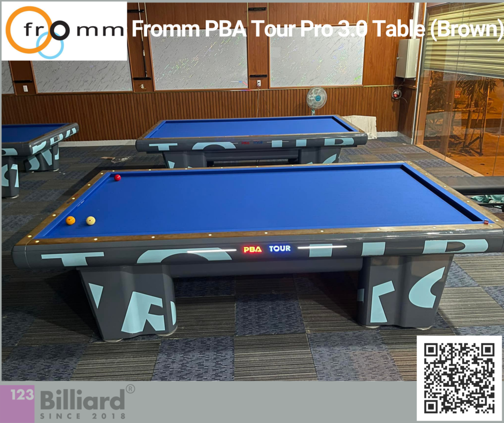 Bàn bida Fromm PBA Tour Pro 3.0 Table (Brown) - SIÊU THỊ BIDA