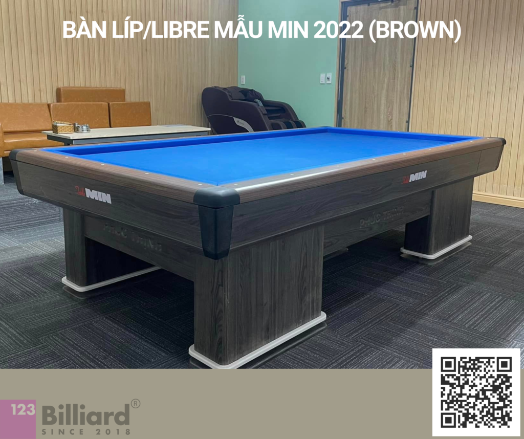 Bàn bida mẫu Min 2022 (Brown) - SIÊU THỊ BIDA