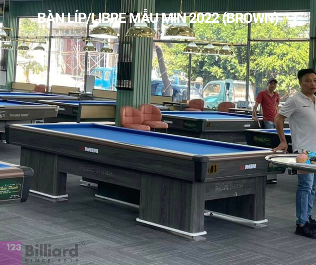 Bàn bida mẫu Min 2022 (Brown) - SIÊU THỊ BIDA