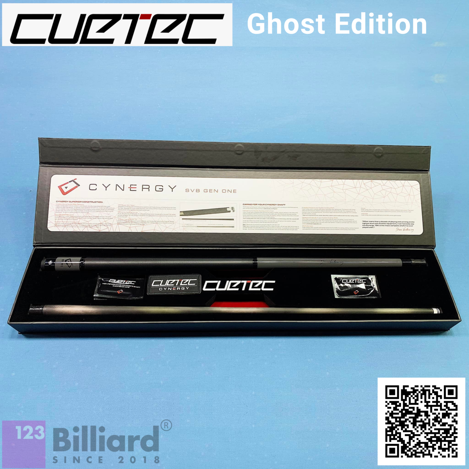 Cơ Cuetec Cynergy Ghost Edition (SVB) - SIÊU THỊ BIDA