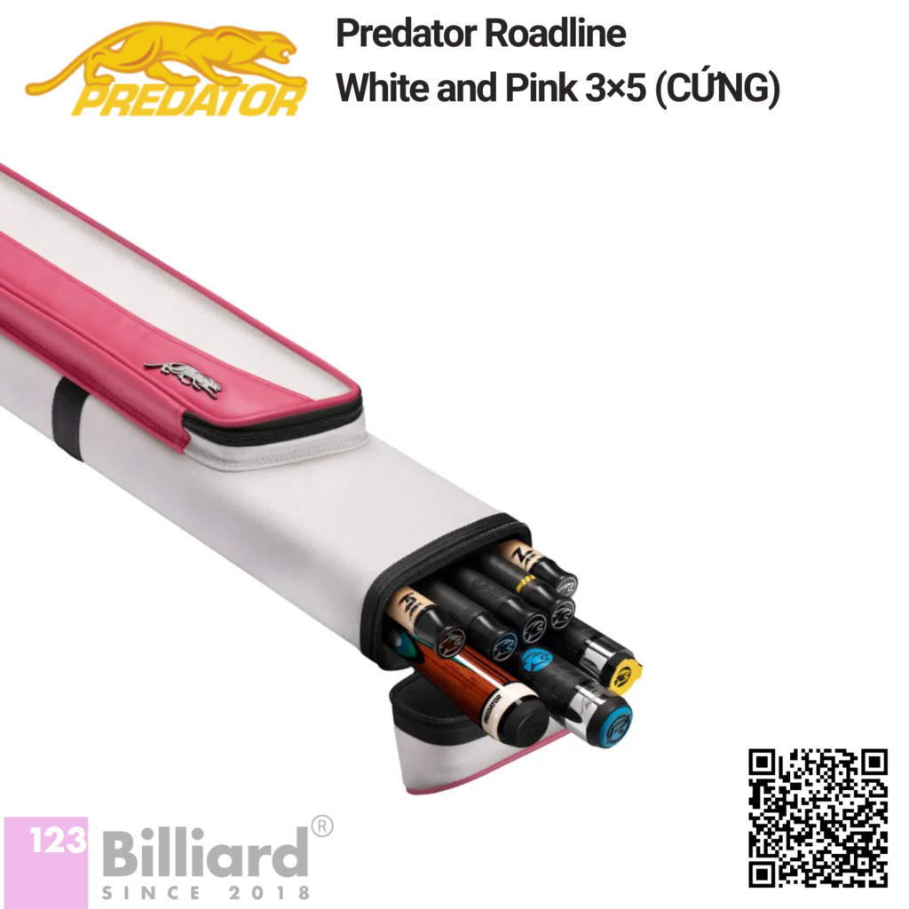 Bao Predator Roadline White and Pink 3x5 (CỨNG) ) - SIÊU THỊ BIDA